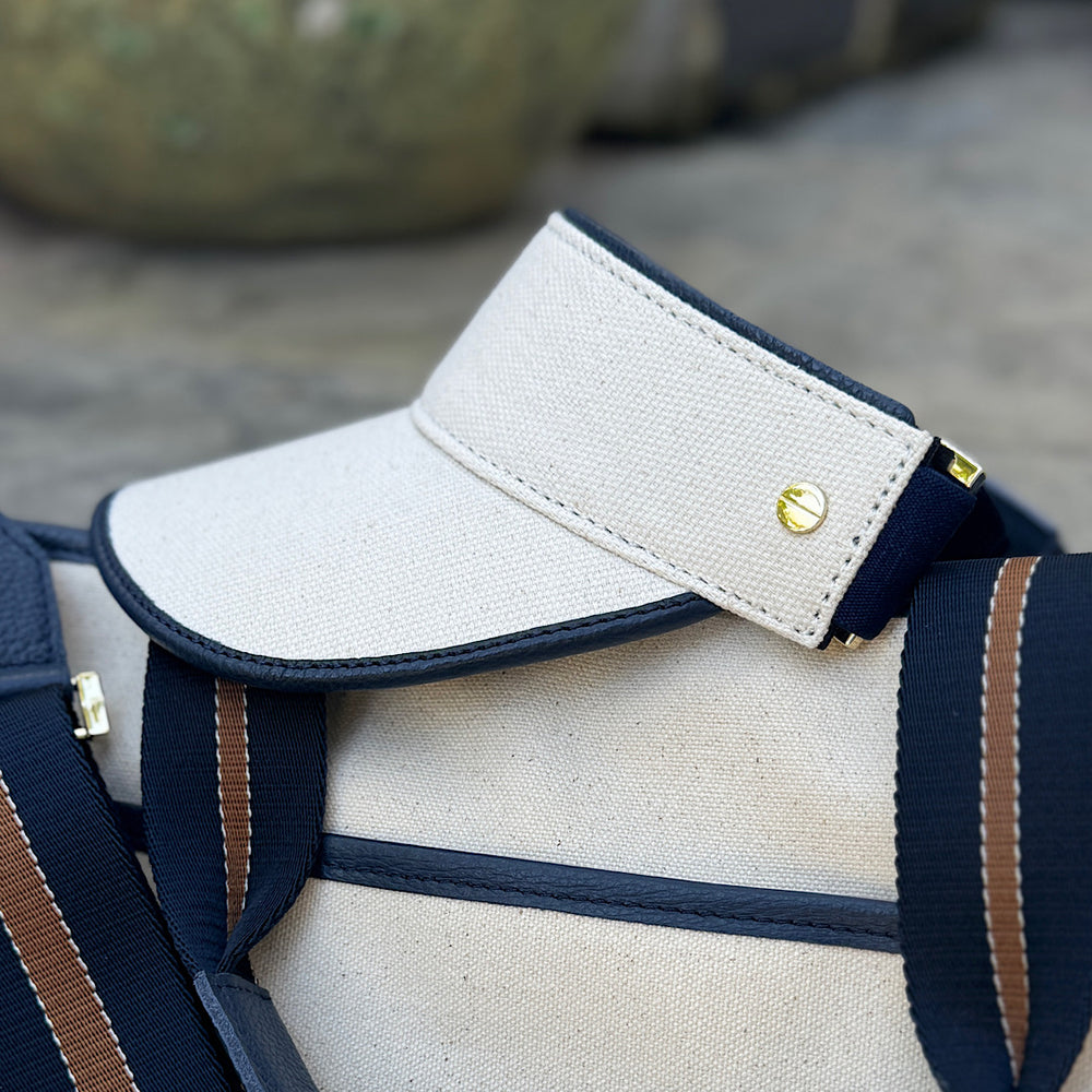 Luxury Leather & Designer Visors - Stylish Sun Visors & Sport Hats