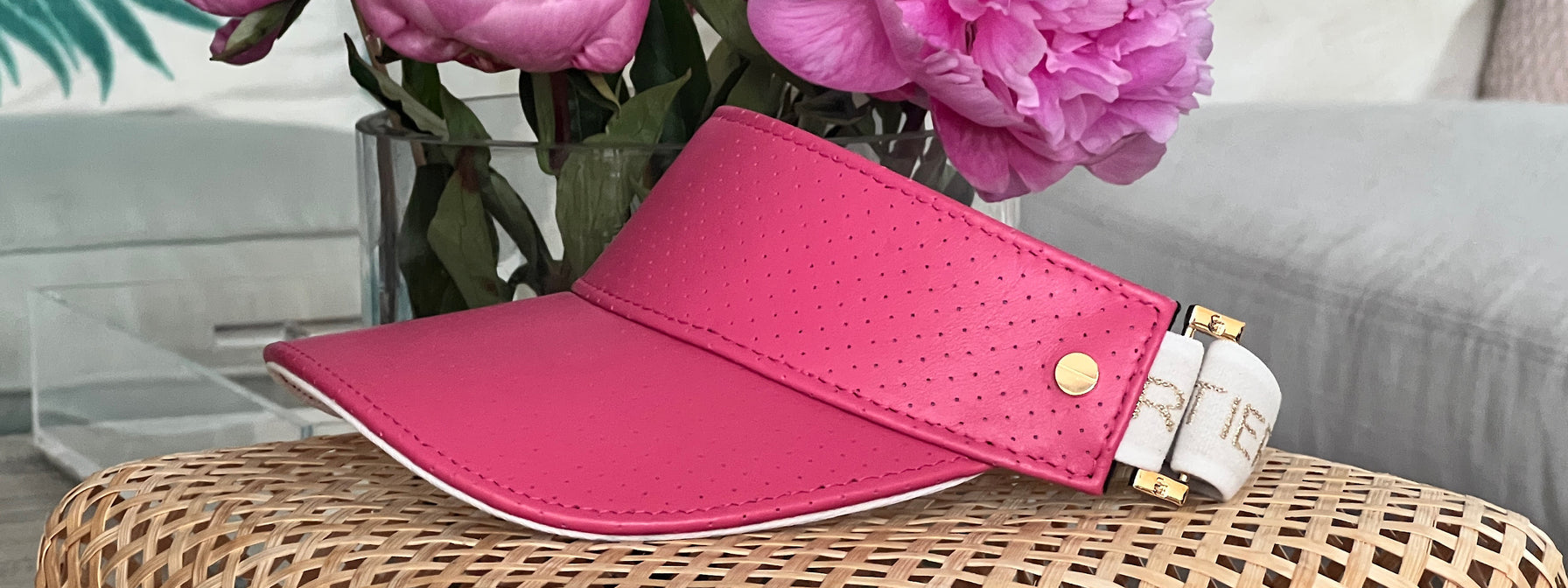 Designer Visor Hat | Leather Visor Hat | Stylish Visor