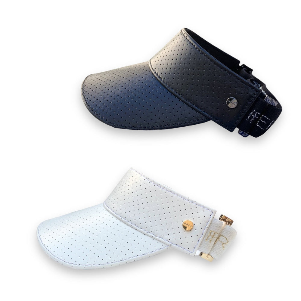 Luxury Leather & Designer Visors - Stylish Sun Visors & Sport Hats